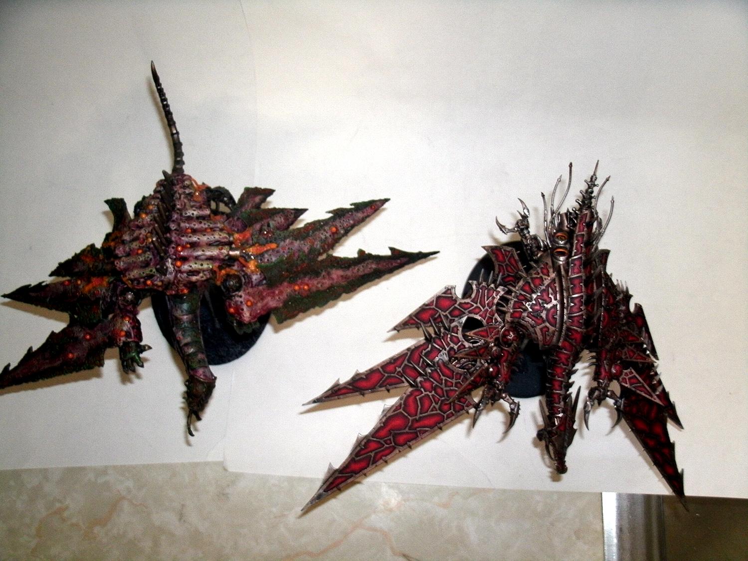 Chaos Space Marines, Conversion, Heldrake, Nurgle - Heldrake Comparison 1 - Gallery - DakkaDakka